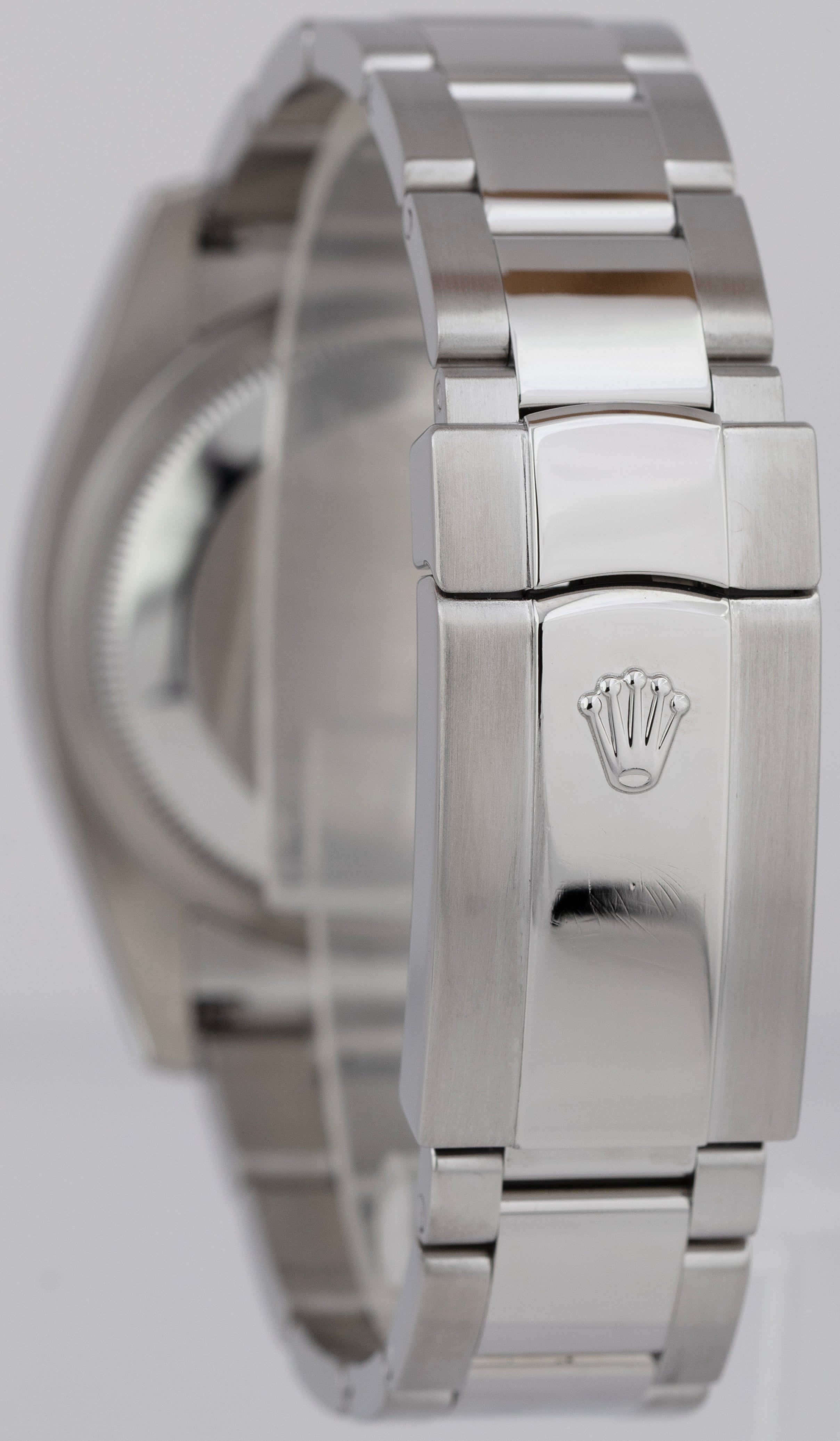 Rolex DateJust 36mm Black Red Roulette Stainless Steel White Gold Watc