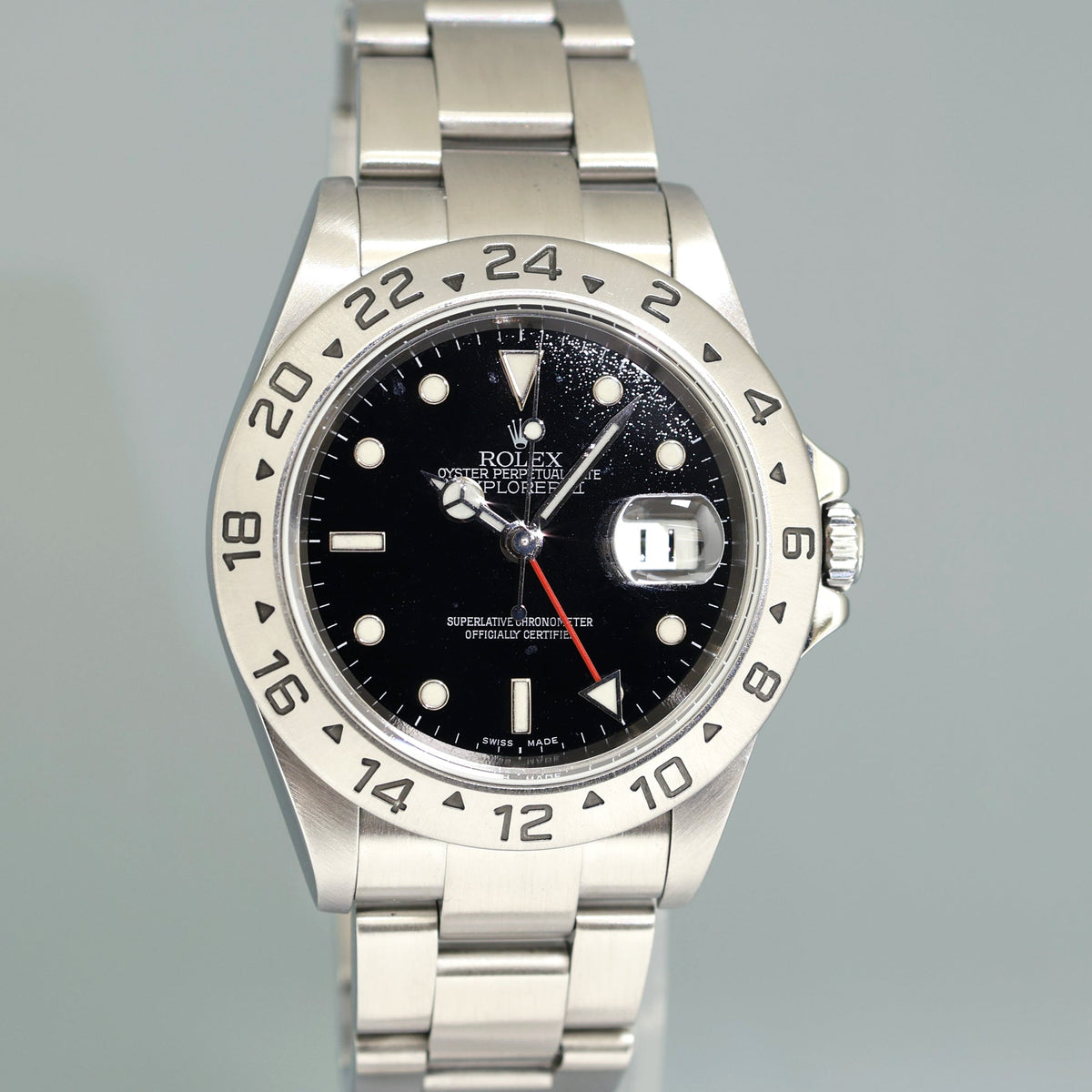 STARDUST DIAL Rolex Explorer II 16570 Stainless Steel Black Date GMT 4