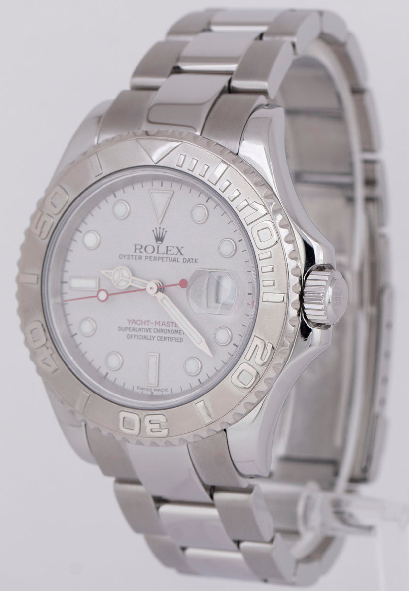Rolex Yacht-Master PLATINUM Stainless Steel Automatic Oyster 40mm Watc