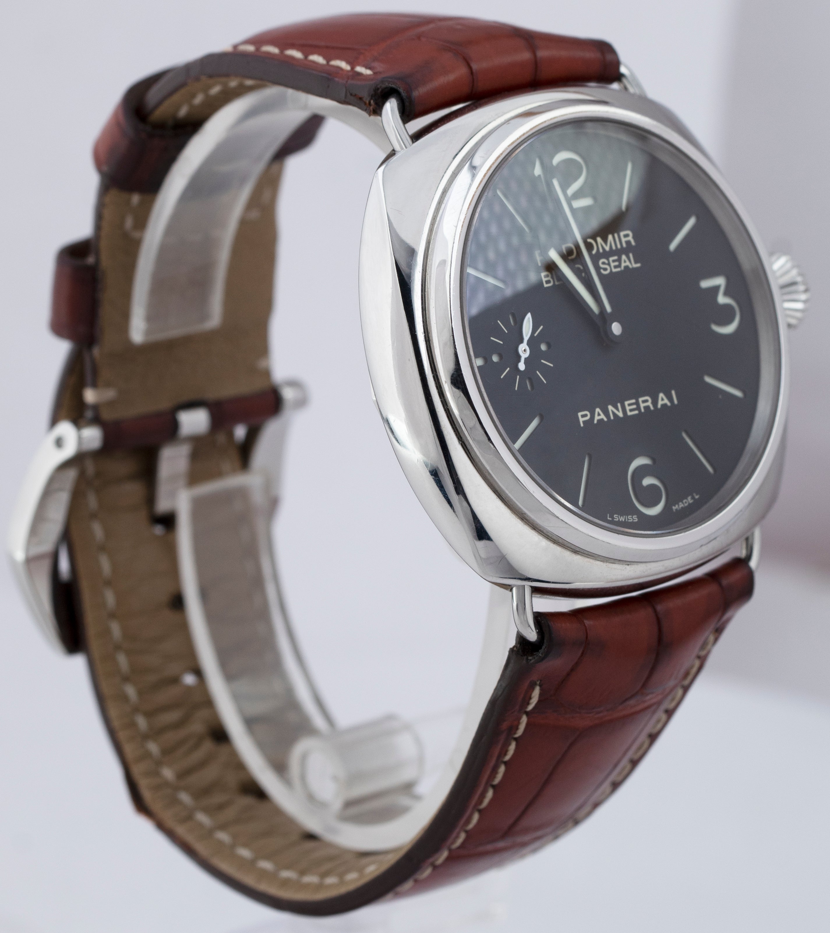 Panerai Radiomir Black Seal PAM 183 Stainless Steel Manual 45mm Watch