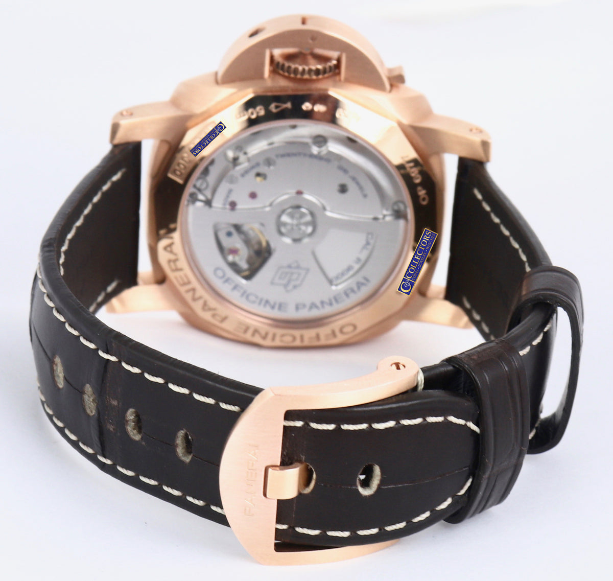 NOV 2019 Panerai Luminor Marina 1950 42mm PAM00393 18K Rose Gold Tobac