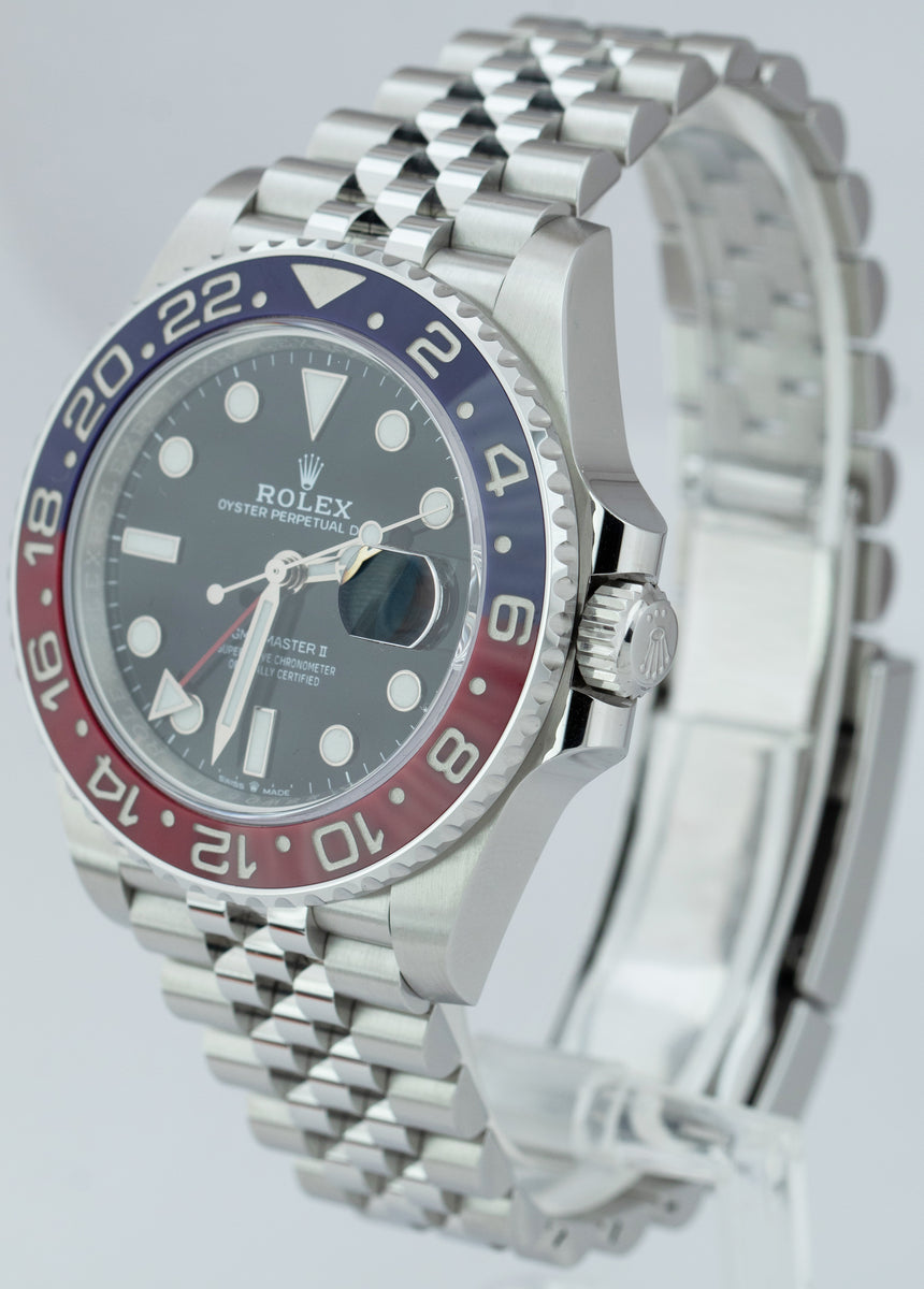 2021 Rolex GMT-Master II PEPSI Red / Blue Stainless 40mm Jubilee 12671